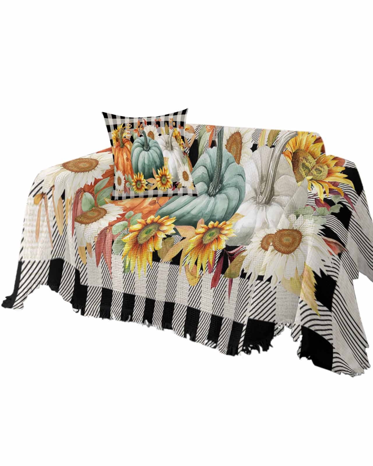 Thanksgiving Pumpkins Sofa Couch Covers for Dog,Washable Sofa Throw ...