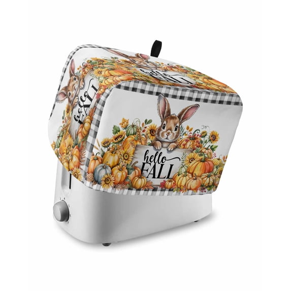 Thanksgiving Rabbit Toaster Cover 4 Slice, Large Kitchen Appliance ...