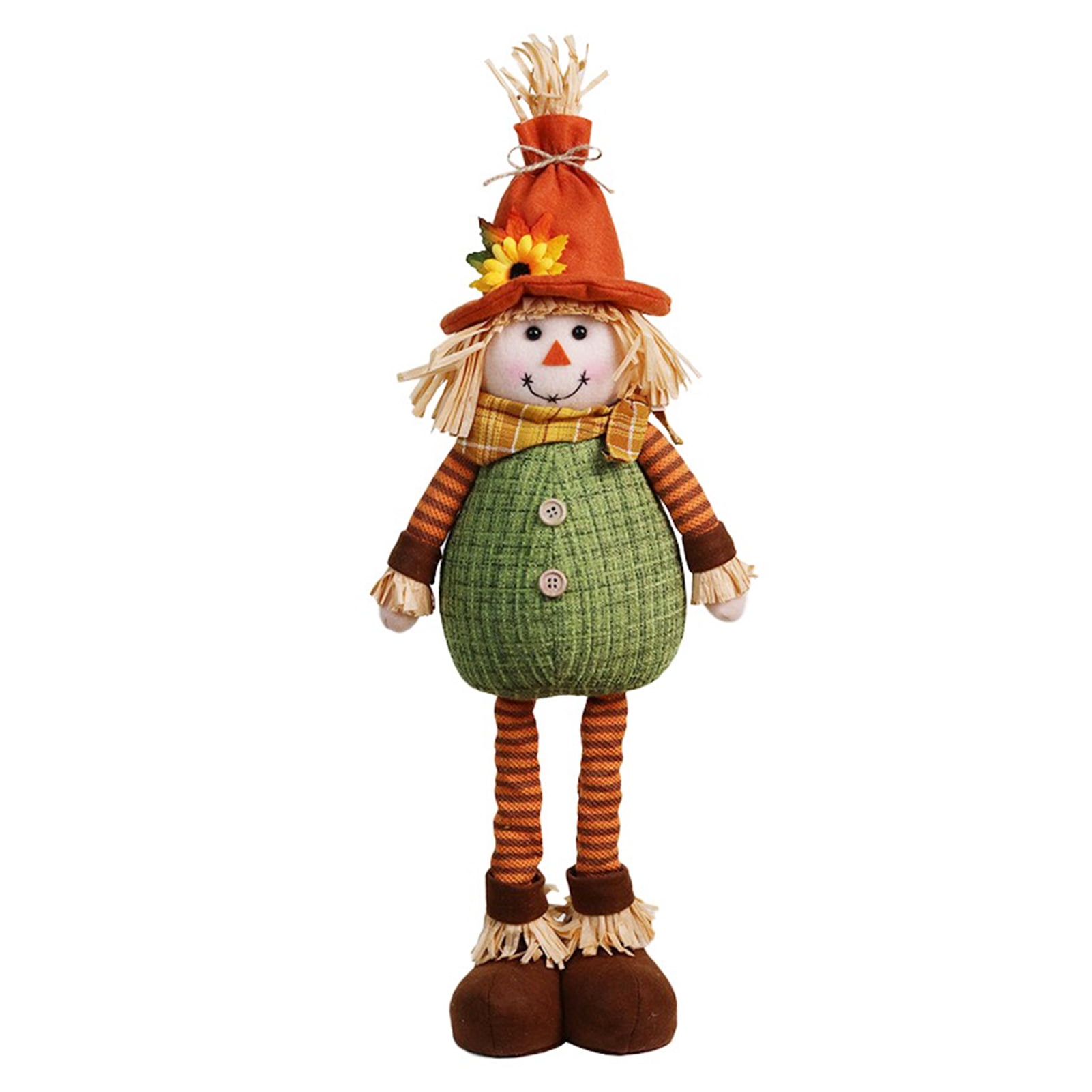Thanksgiving Scarecrow Decorations Stretchable Fall Harvest Scarecrow ...