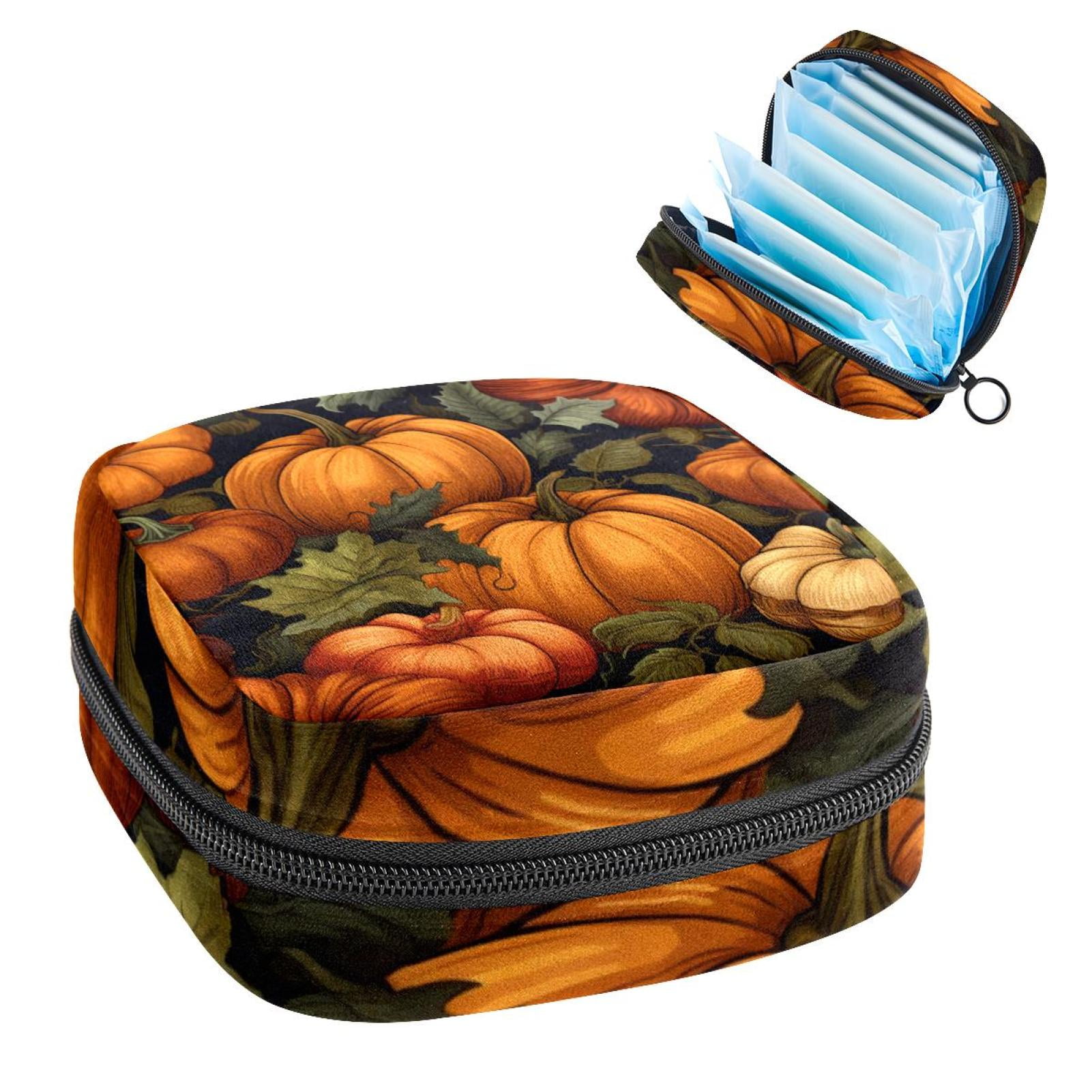 Thanksgiving Small Bag Sanitary Napkin Bag Mini Pouch for Purse Small ...