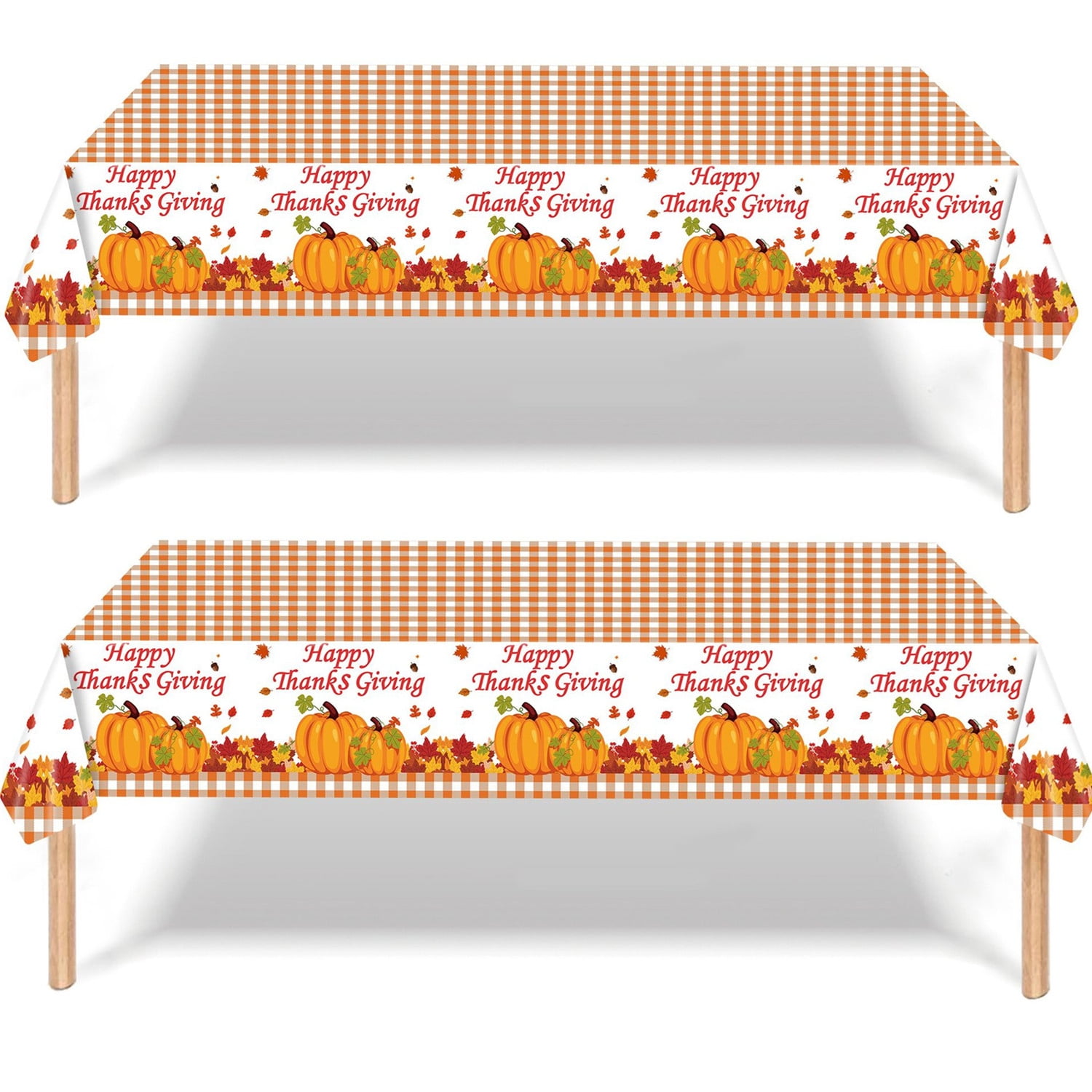 Thanksgiving Tablecloth, 2 Pcs Niyattn Thanksgiving Table cloth 9 x 4. ...