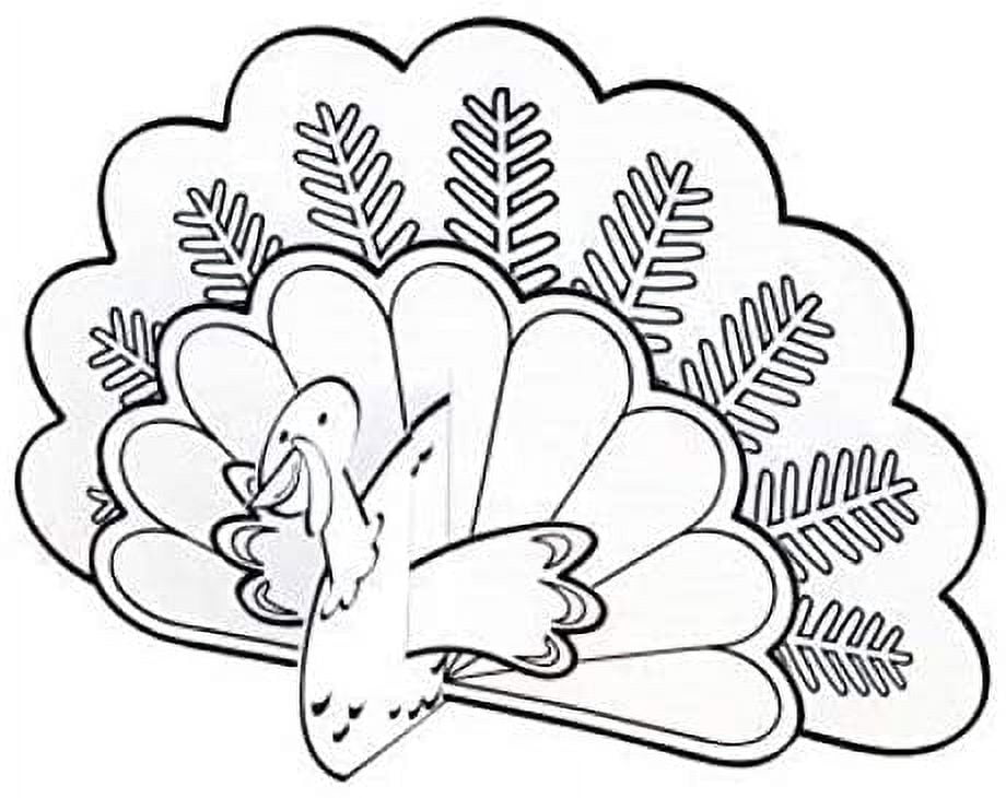 Thanksgiving Turkey Color Your Own 3D Centerpiece - Walmart.com