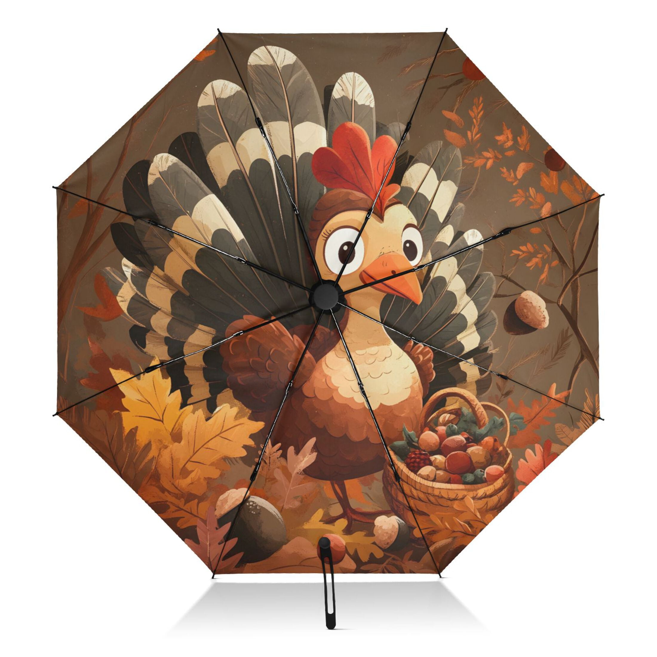 Thanksgiving Turkey Extra Large Automatic Umbrella, UV Protection ...