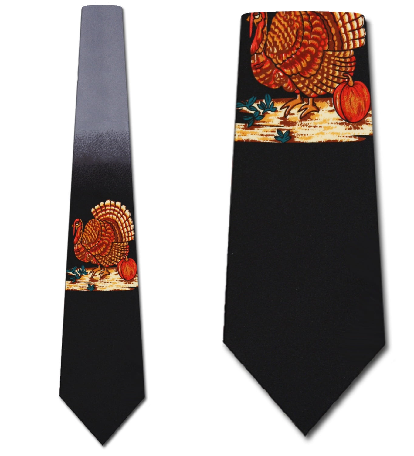 Thanksgiving Turkey Extra Long Necktie Mens Tie by - Walmart.com