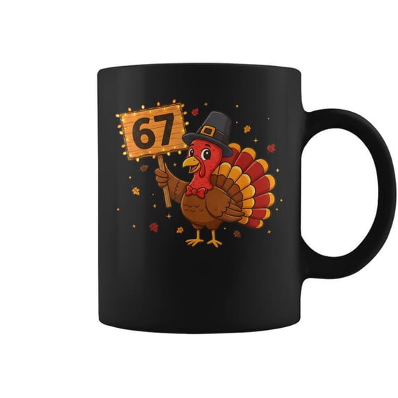 Thanksgiving Turkey Meme Six Seven 6 7 Coffee Mug - Walmart.com