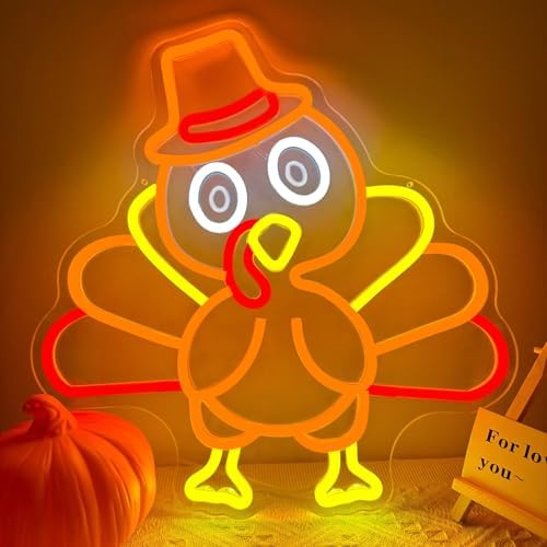 Thanksgiving Turkey Neon Sign Thanksgiving Turkey Decorations ...