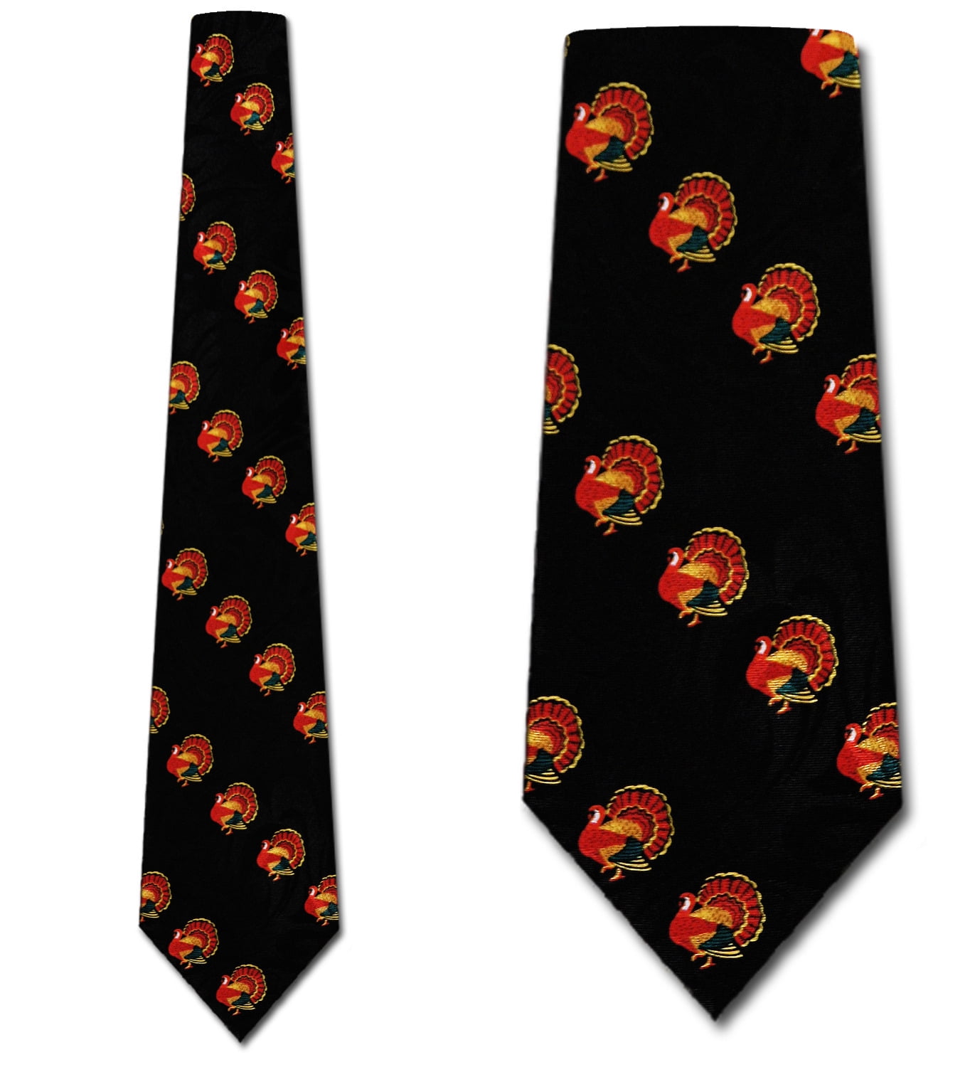 Thanksgiving Turkey Stripes Necktie Mens Tie by Ti - Walmart.com