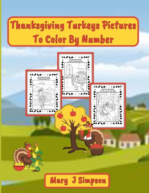 Color By Number Turkey