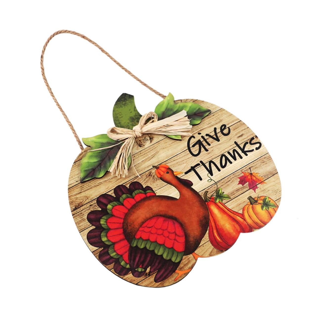 Thanksgiving Wooden Hang Tag Rustic Hanging Wreath Thanksgiving Welcome ...