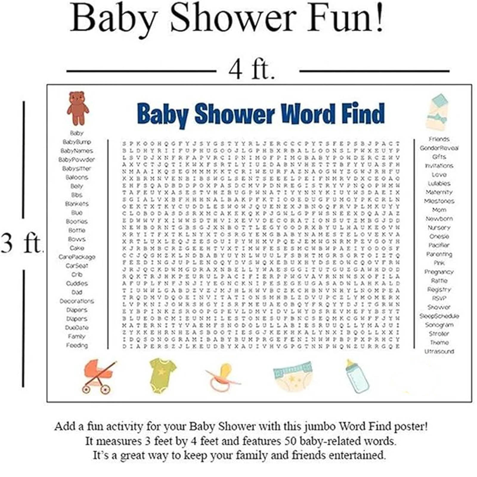 Thanksgiving Word Find Giant,Giant Christmas Word Find Poster ...