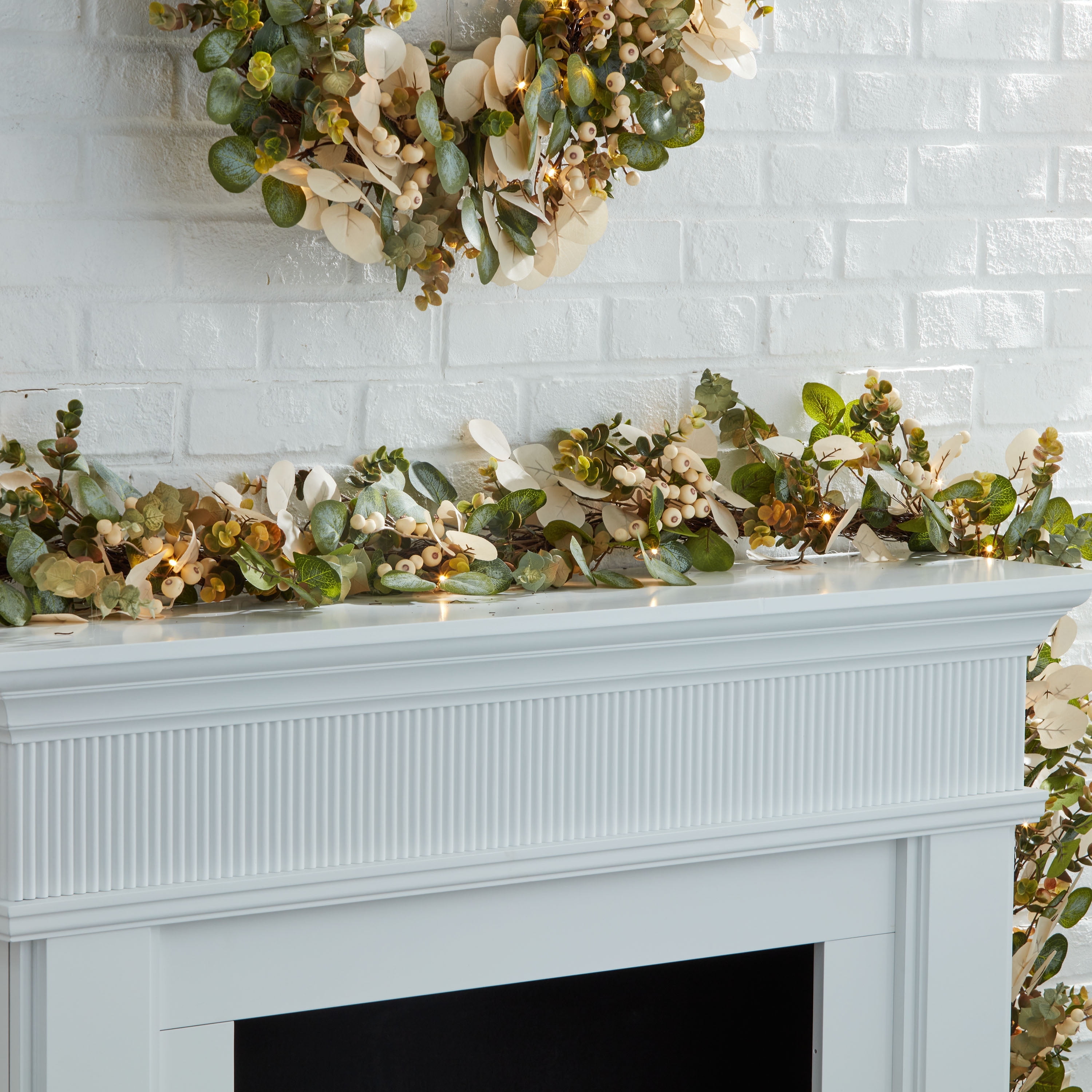 Thanksgiving Wreath 2024 Home Decor Wivi! 9ft Pre-Lit Fall Garland ...