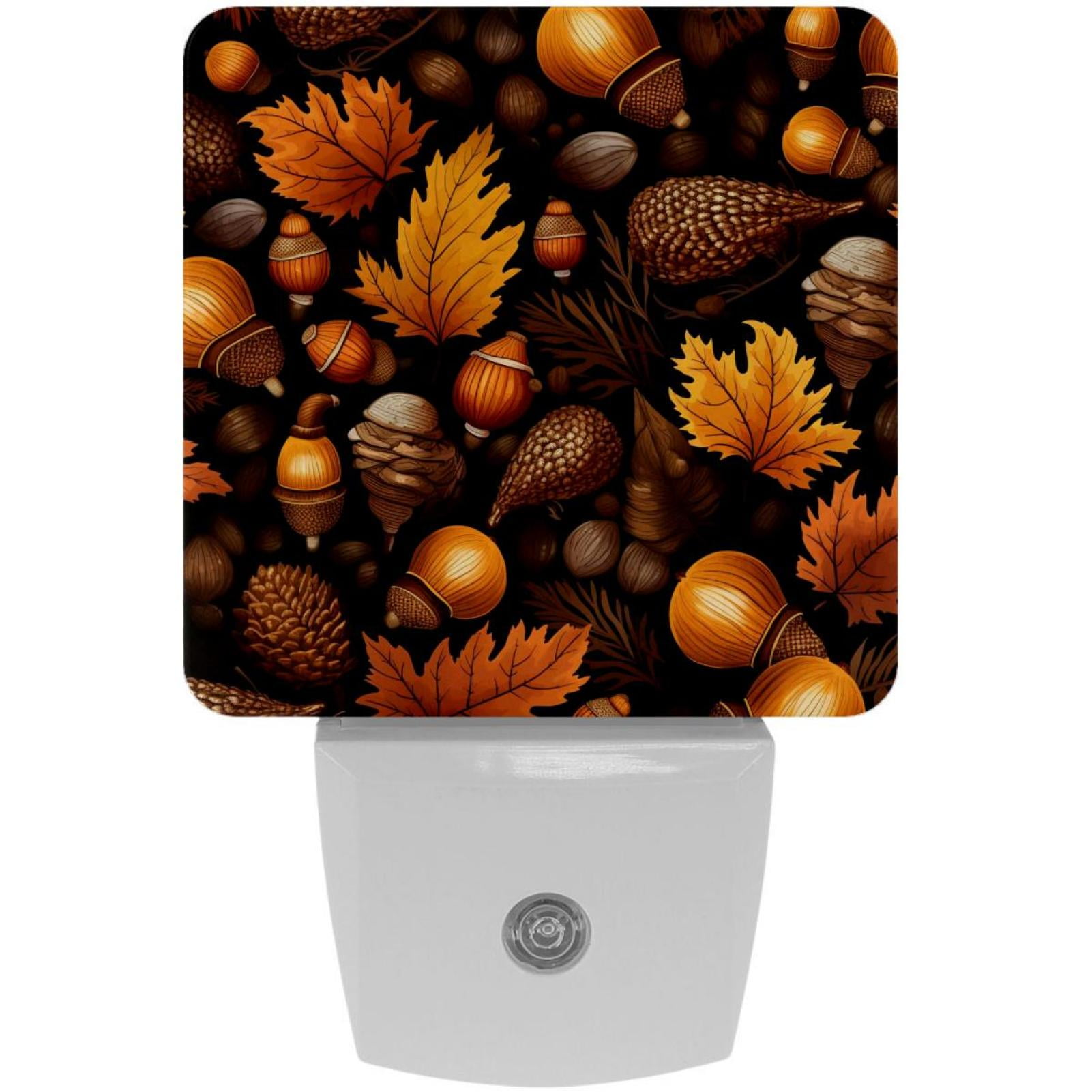 Thanksgiving acorns LED Square Night Lights - Bright and Compact ...