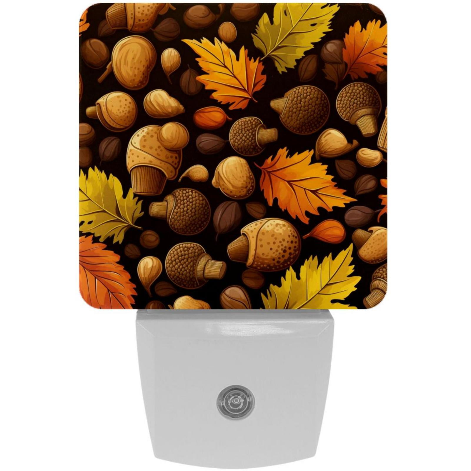 Thanksgiving acorns LED Square Night Lights - Stylish and Energy ...