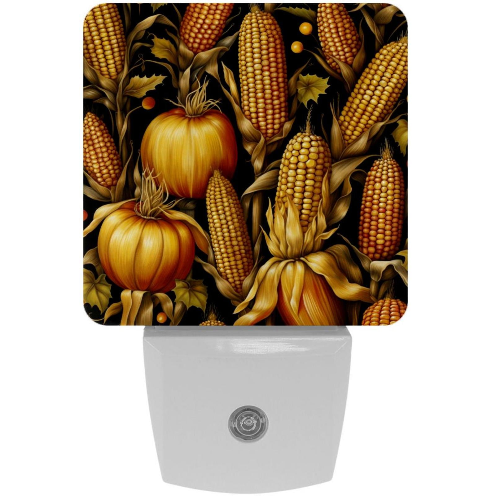 Thanksgiving corn LED Square Night Light - Energy Efficient Plug-in ...
