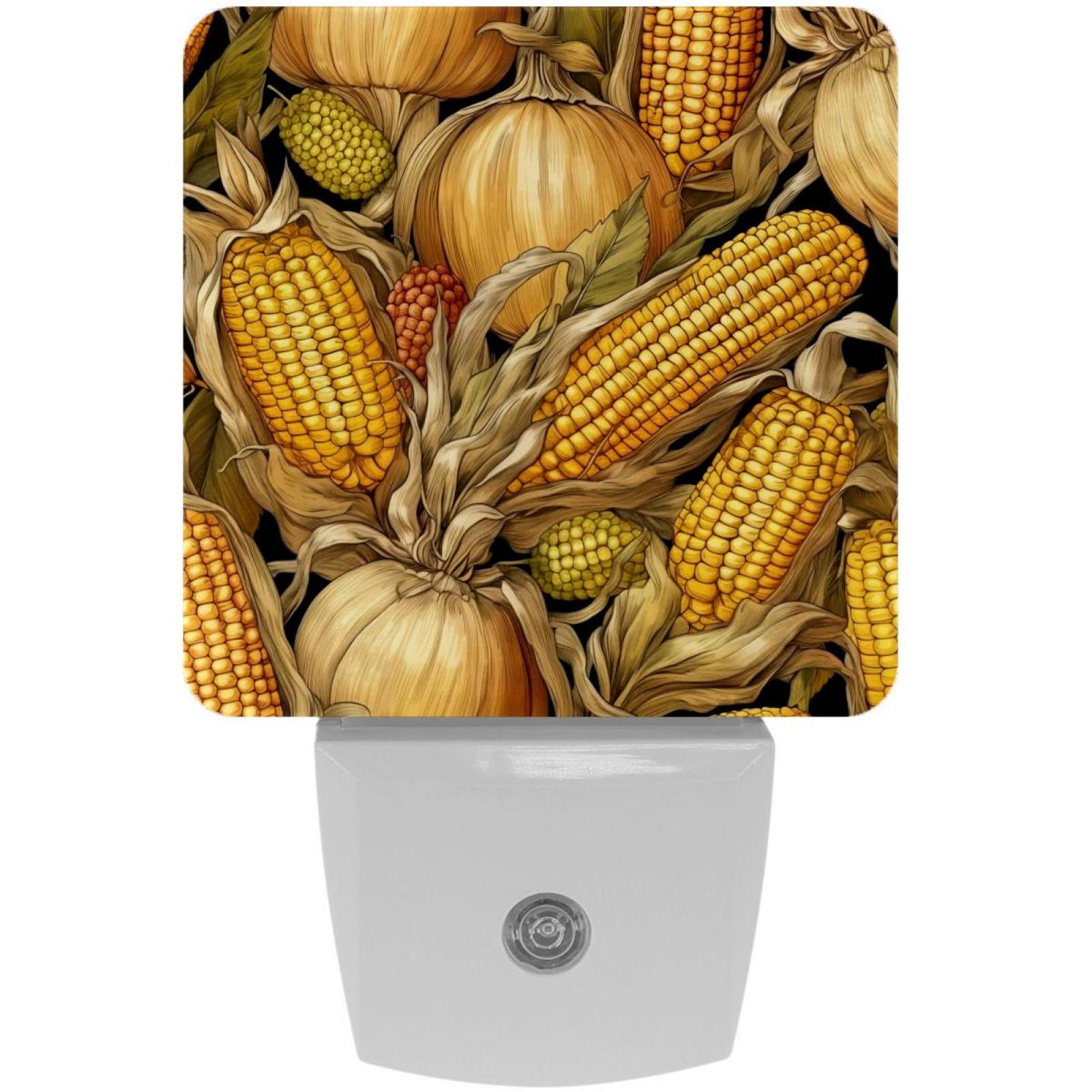 Thanksgiving corn LED Square Night Light - Energy Efficient Plug-in ...