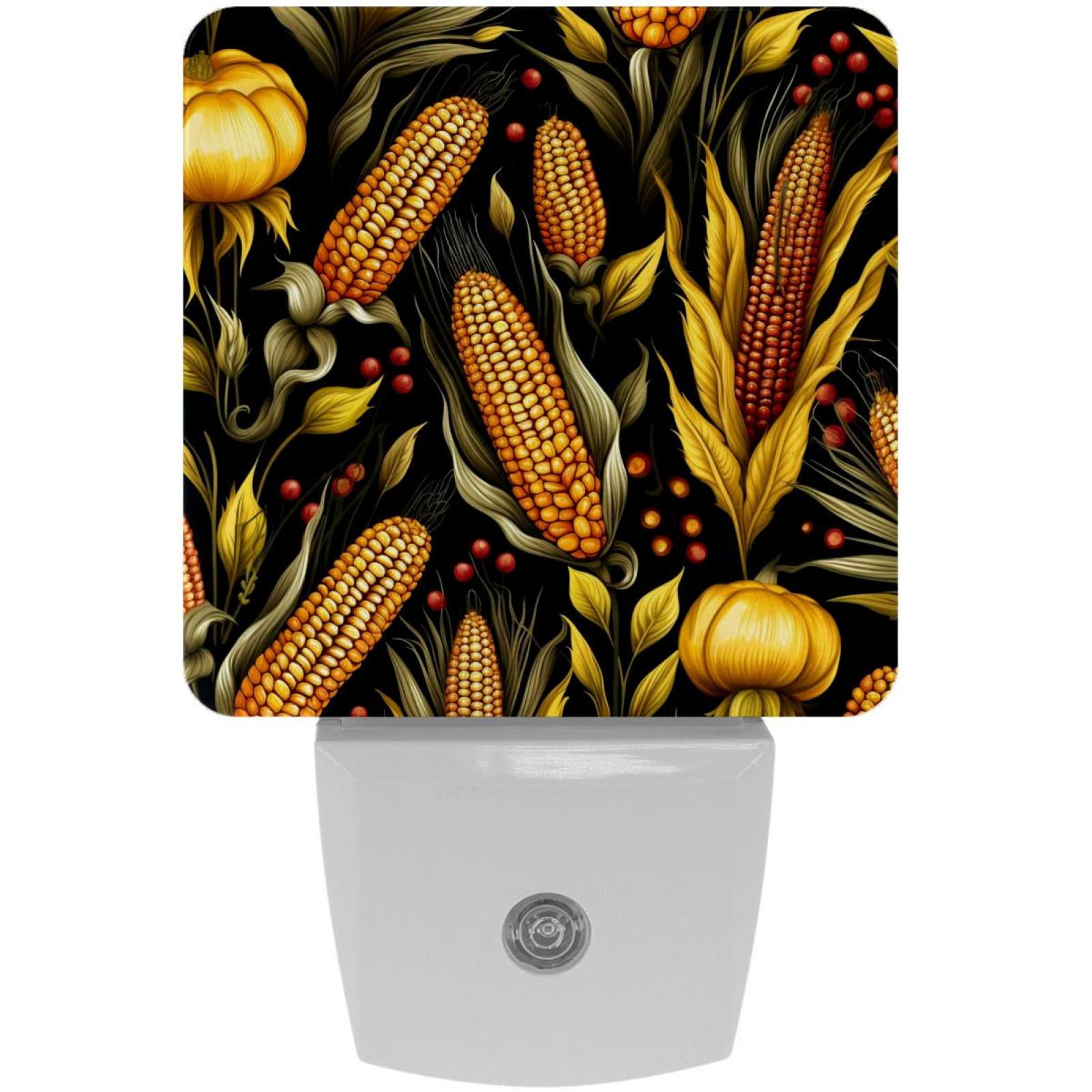 Thanksgiving corn LED Square Night Lights - Compact and Multifunctional ...