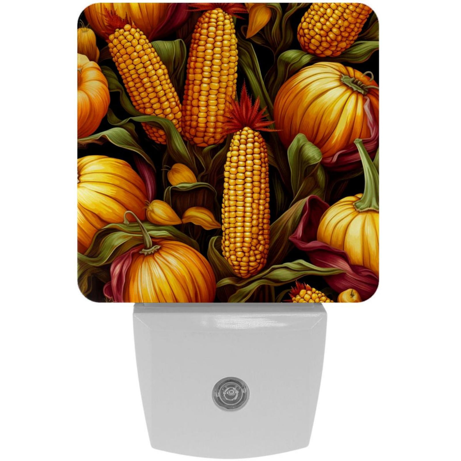 Thanksgiving corn LED Square Night Lights - Compact and Multifunctional ...