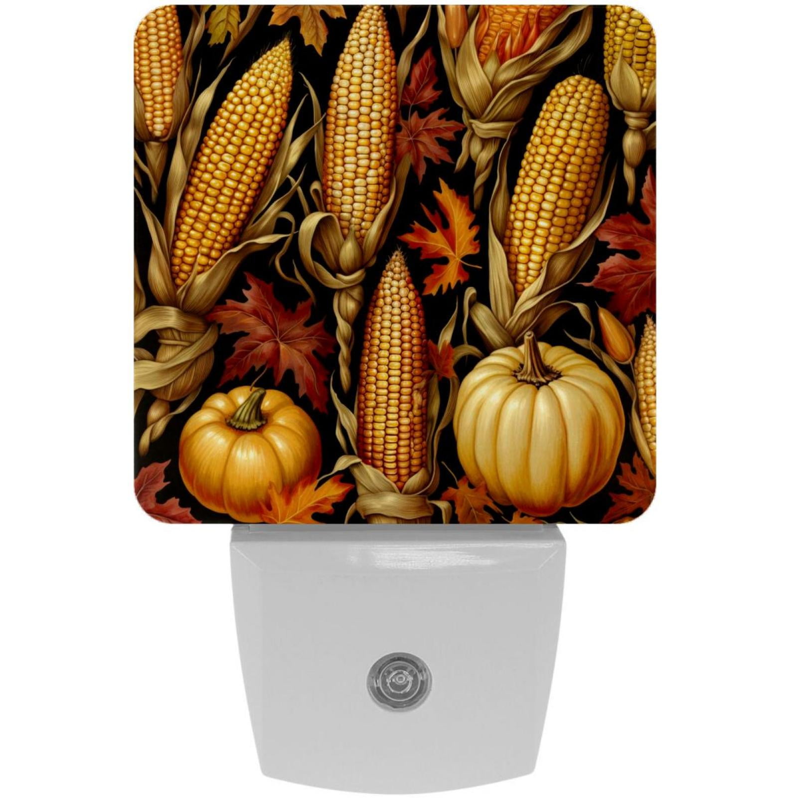 Thanksgiving corn LED Square Night Lights - Energy Efficient and Sleek ...