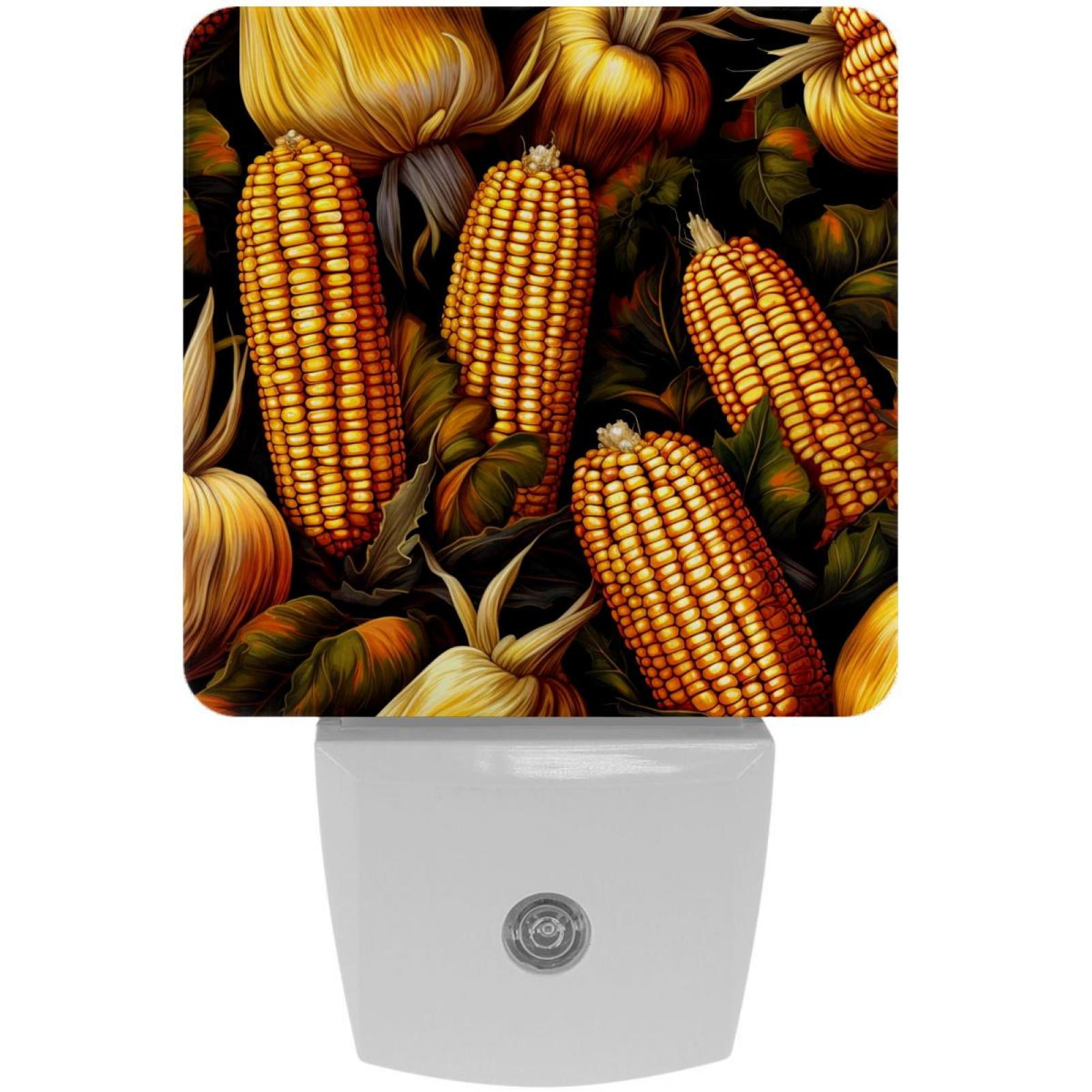 Thanksgiving corn LED Square Night Lights - Modern and Versatile Plug ...