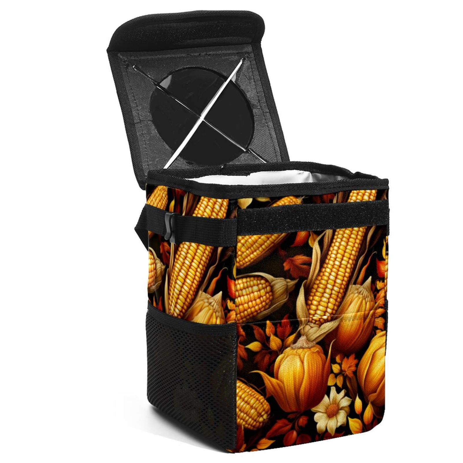 Thanksgiving corn Mini Trash Can Car Trash Can Trash Can for Car ...