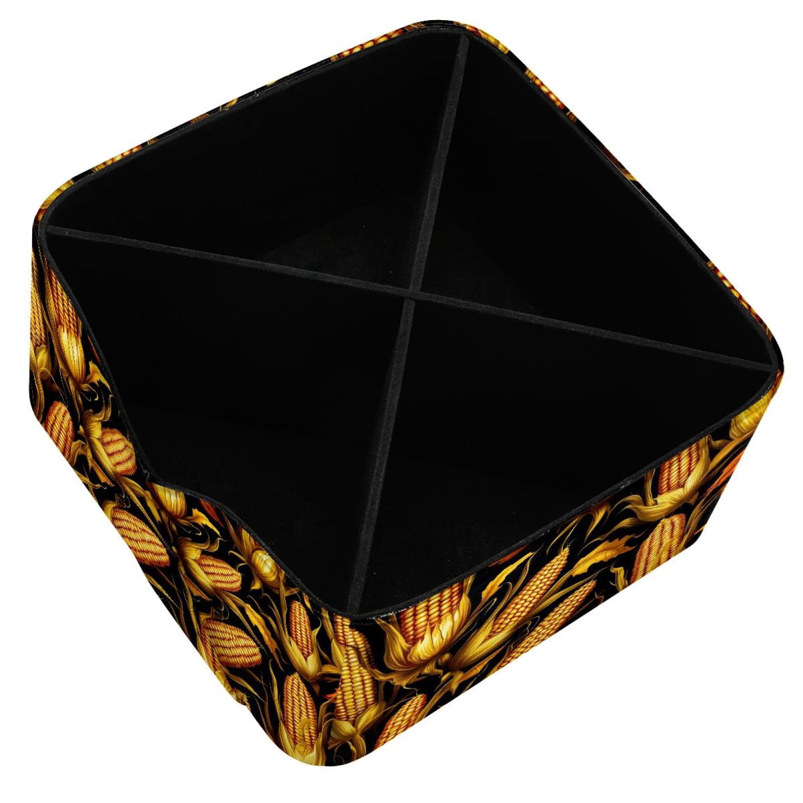 Thanksgiving corn Square Pen Case with 4 Compartments, Removable ...