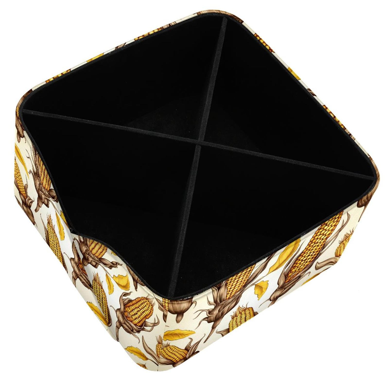 Thanksgiving corn Square Pen Organizer with 4 Compartments, Removable ...