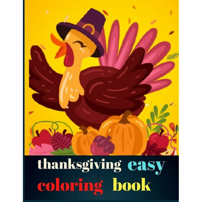 fun and easy thanksgiving coloring pages