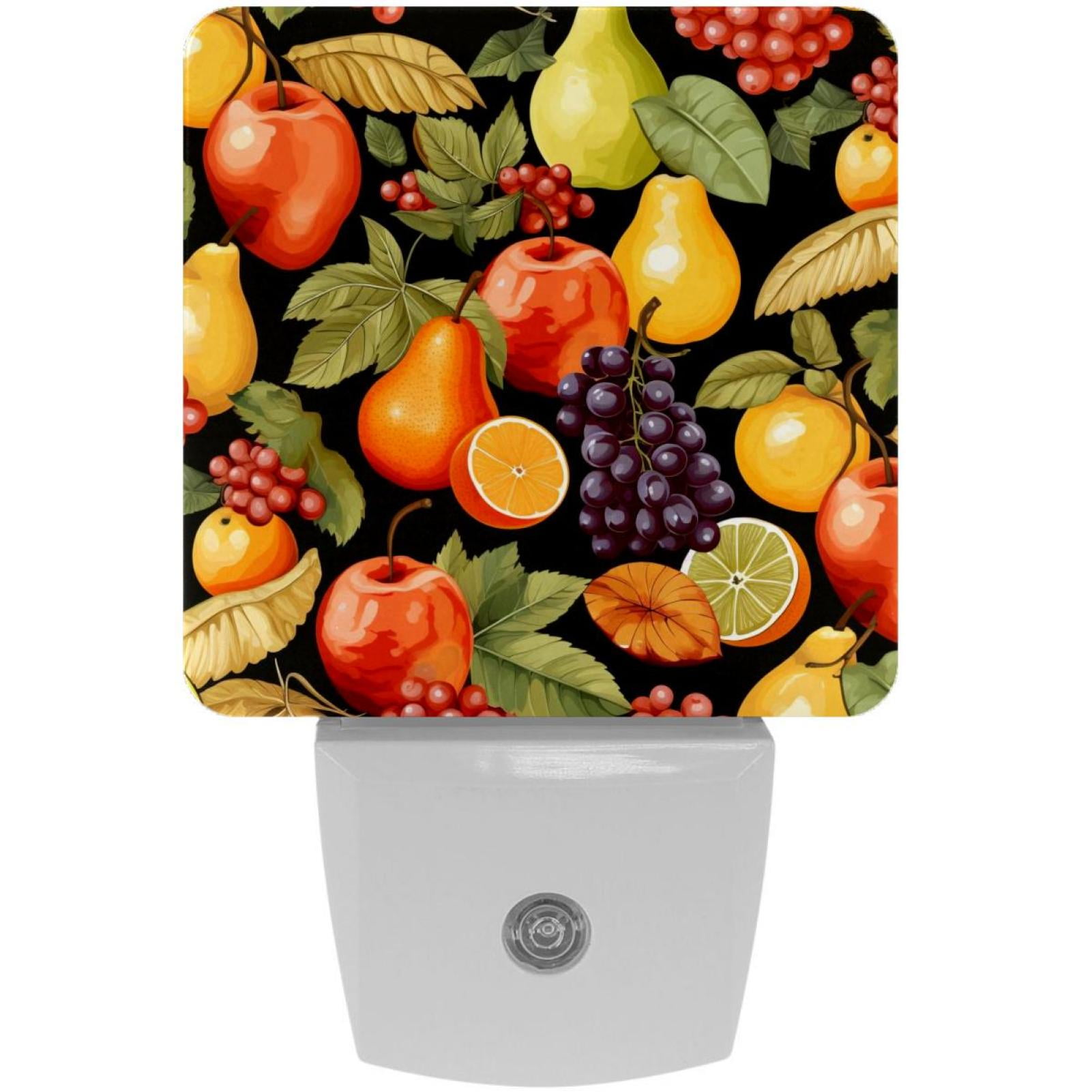 Thanksgiving fruits Enhance Your Space with LED Square Night Lights ...