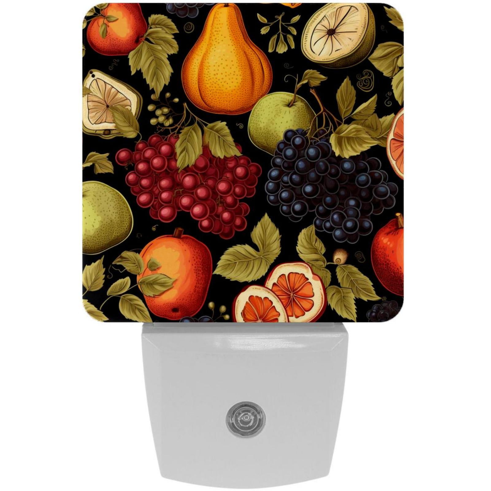 Thanksgiving fruits Enhance Your Space with LED Square Night Lights ...
