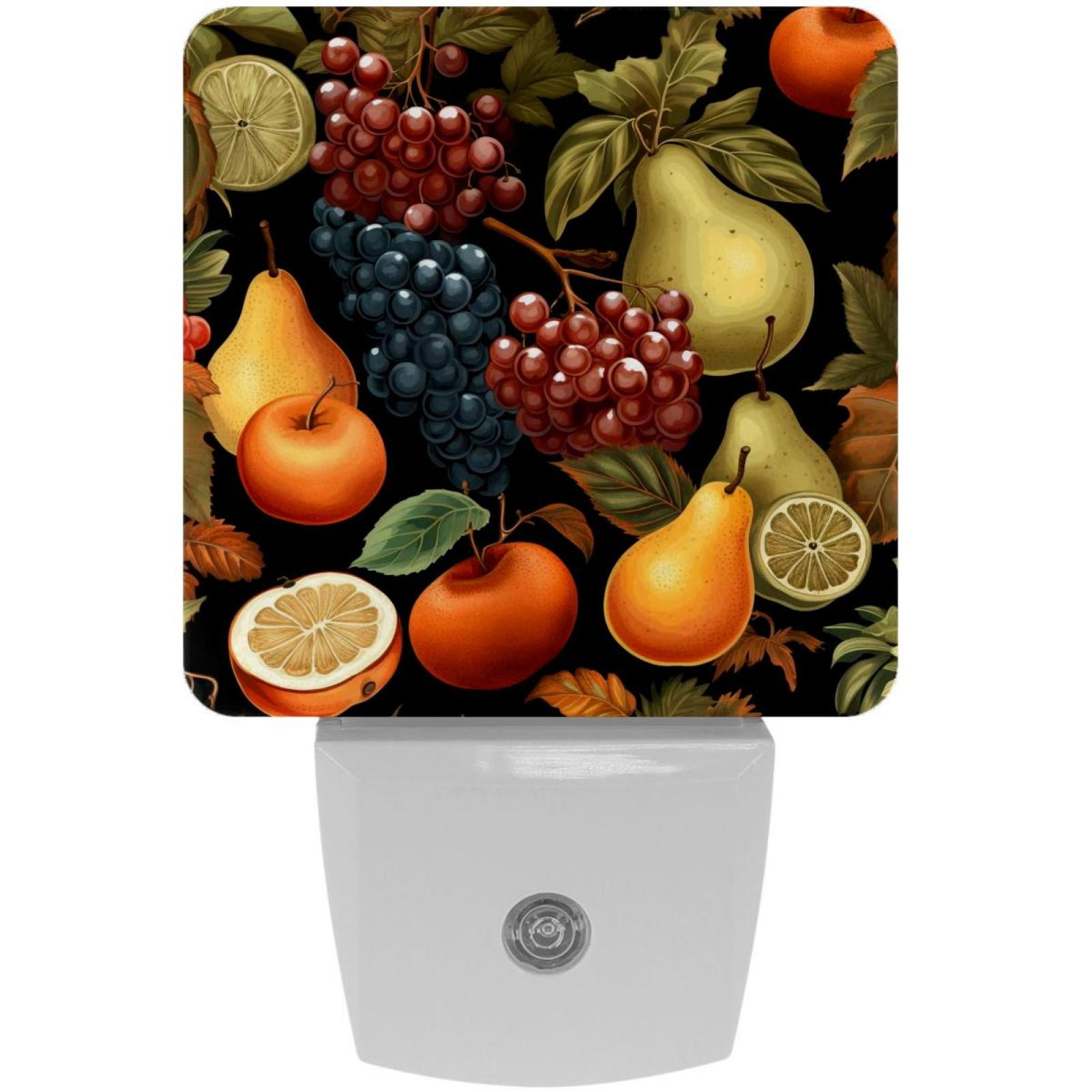 Thanksgiving fruits Enhance Your Space with LED Square Night Lights ...