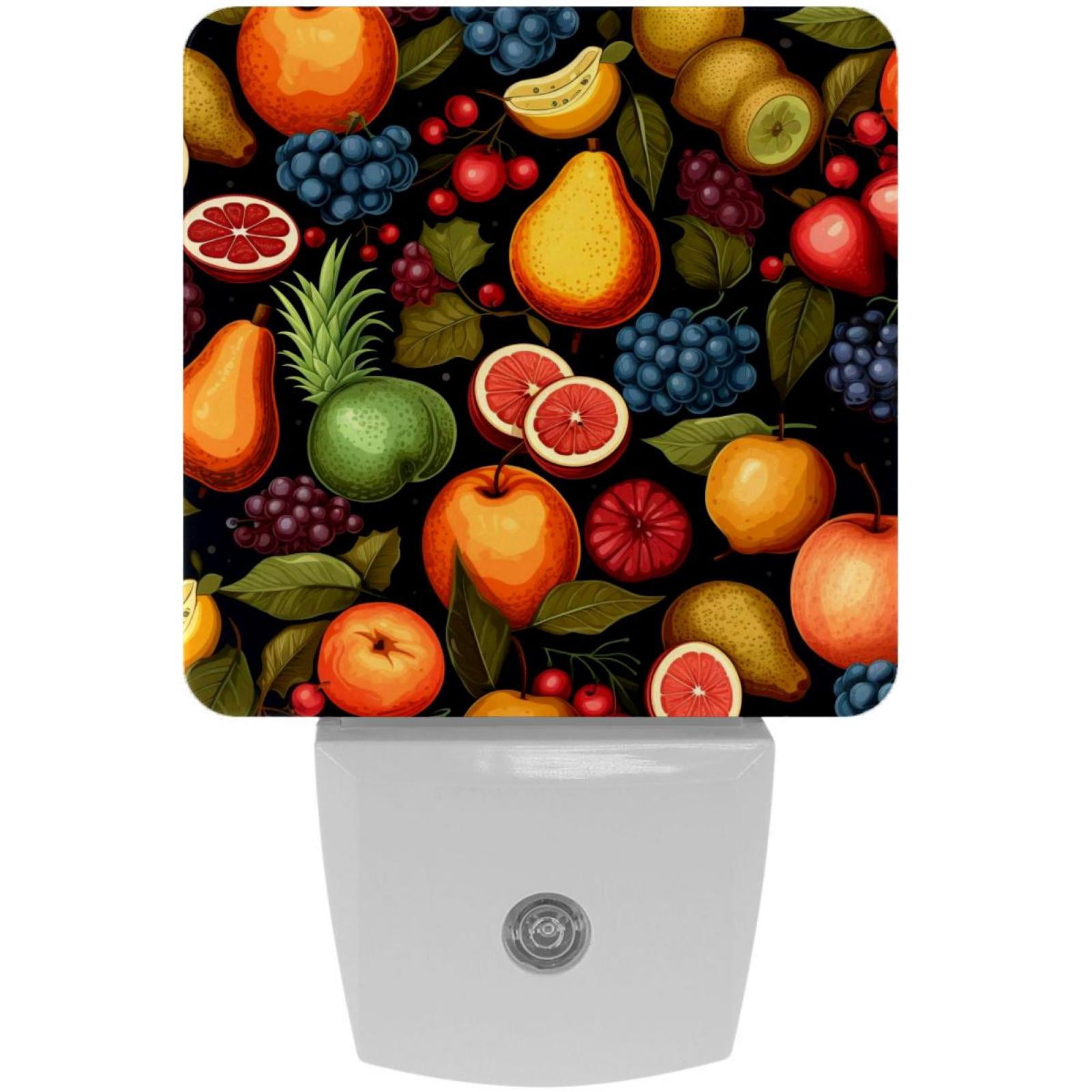 Thanksgiving fruits LED Square Night Lights- Modern and Energy ...