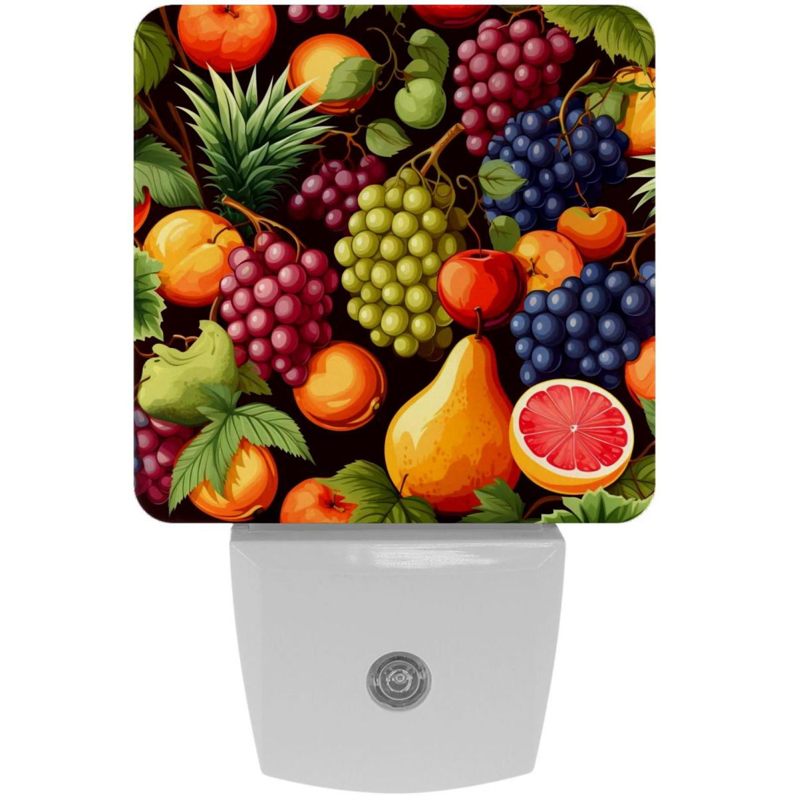 Thanksgiving fruits LED Square Night Lights - Stylish and Energy ...