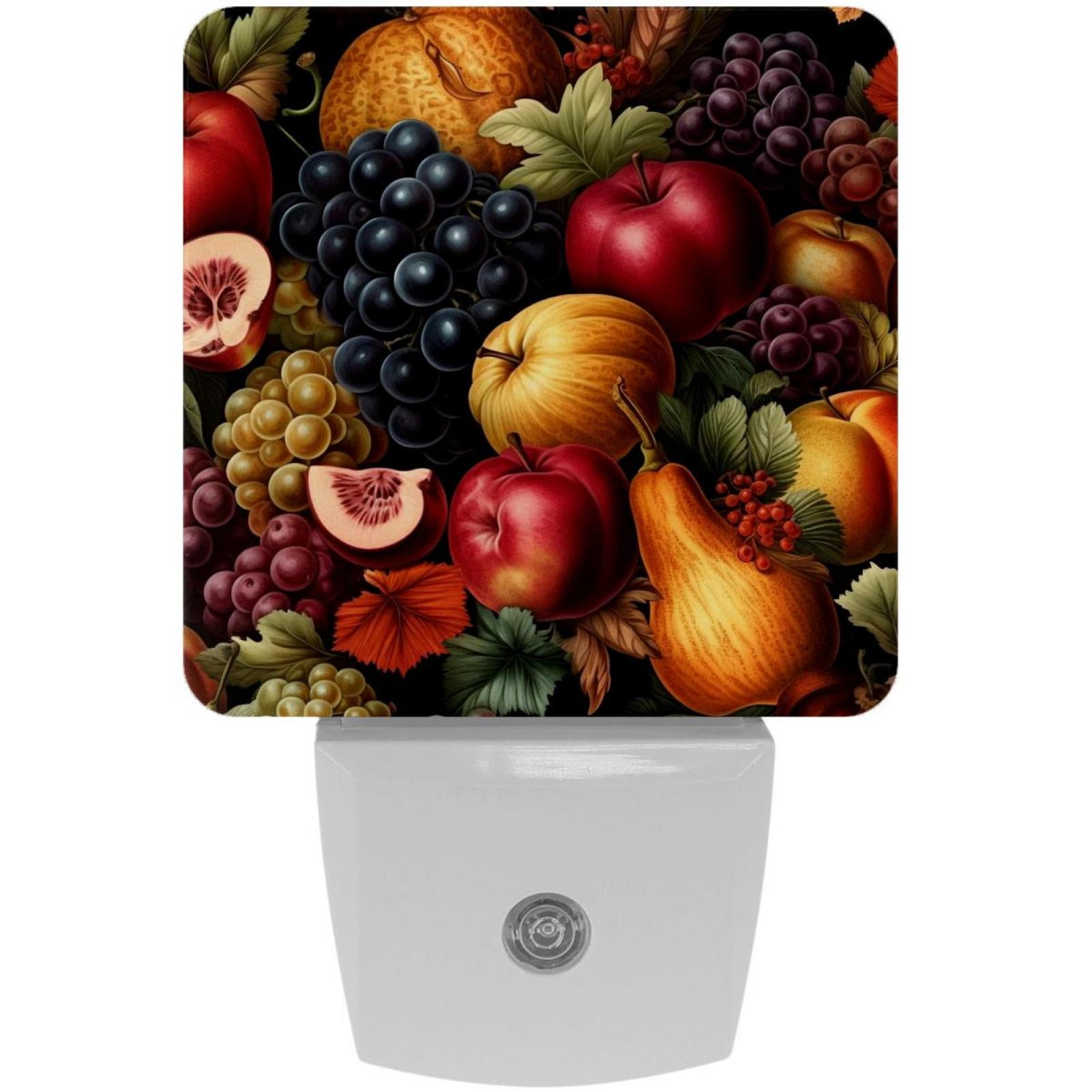 Thanksgiving fruits LED Square Night Lights - Stylish and Functional ...
