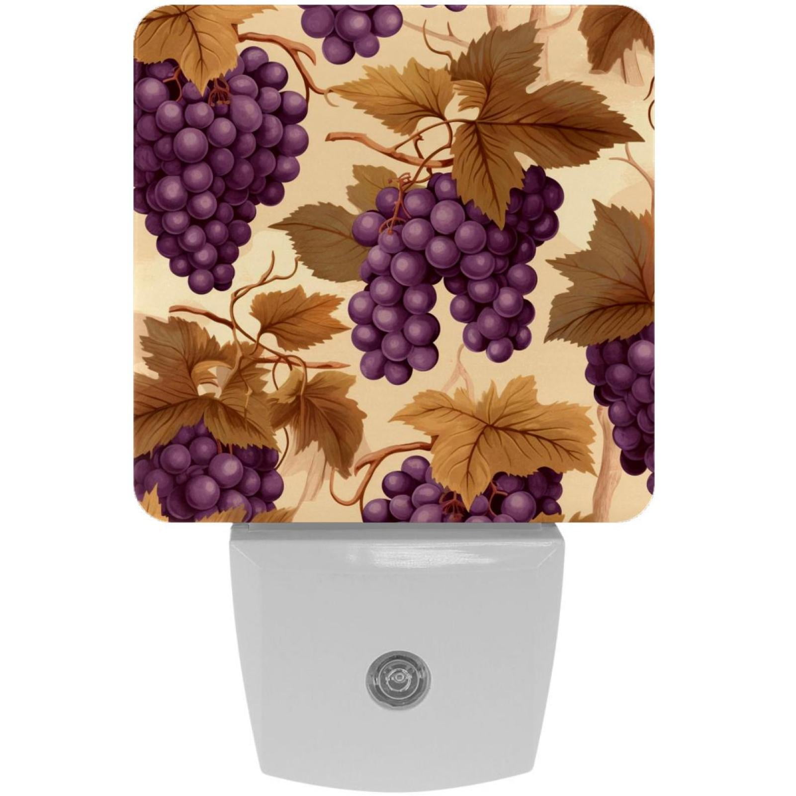 Thanksgiving grapes LED Square Night Lights - Compact and ...