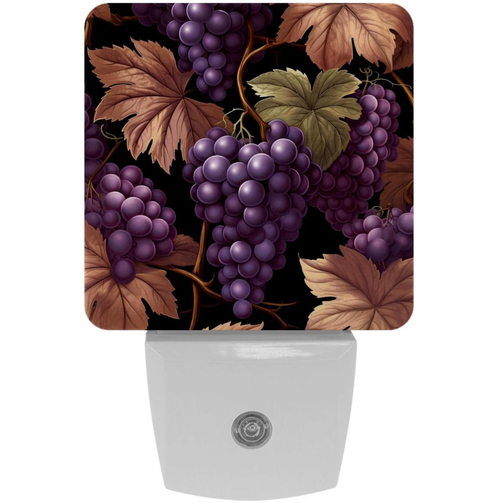 Thanksgiving grapes LED Square Night Lights - Compact and ...