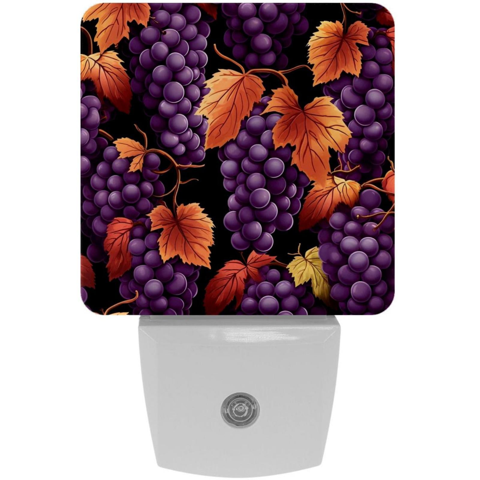 Thanksgiving grapes LED Square Night Lights - Energy Efficient and ...