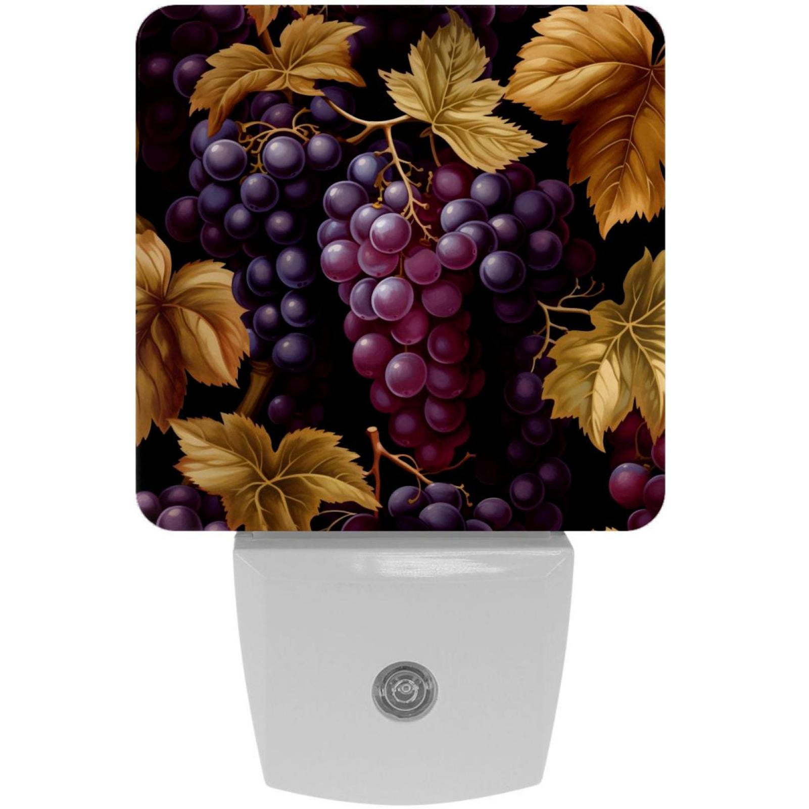 Thanksgiving grapes LED Square Night Lights - Stylish and Energy-Efficient Room Lighting ...