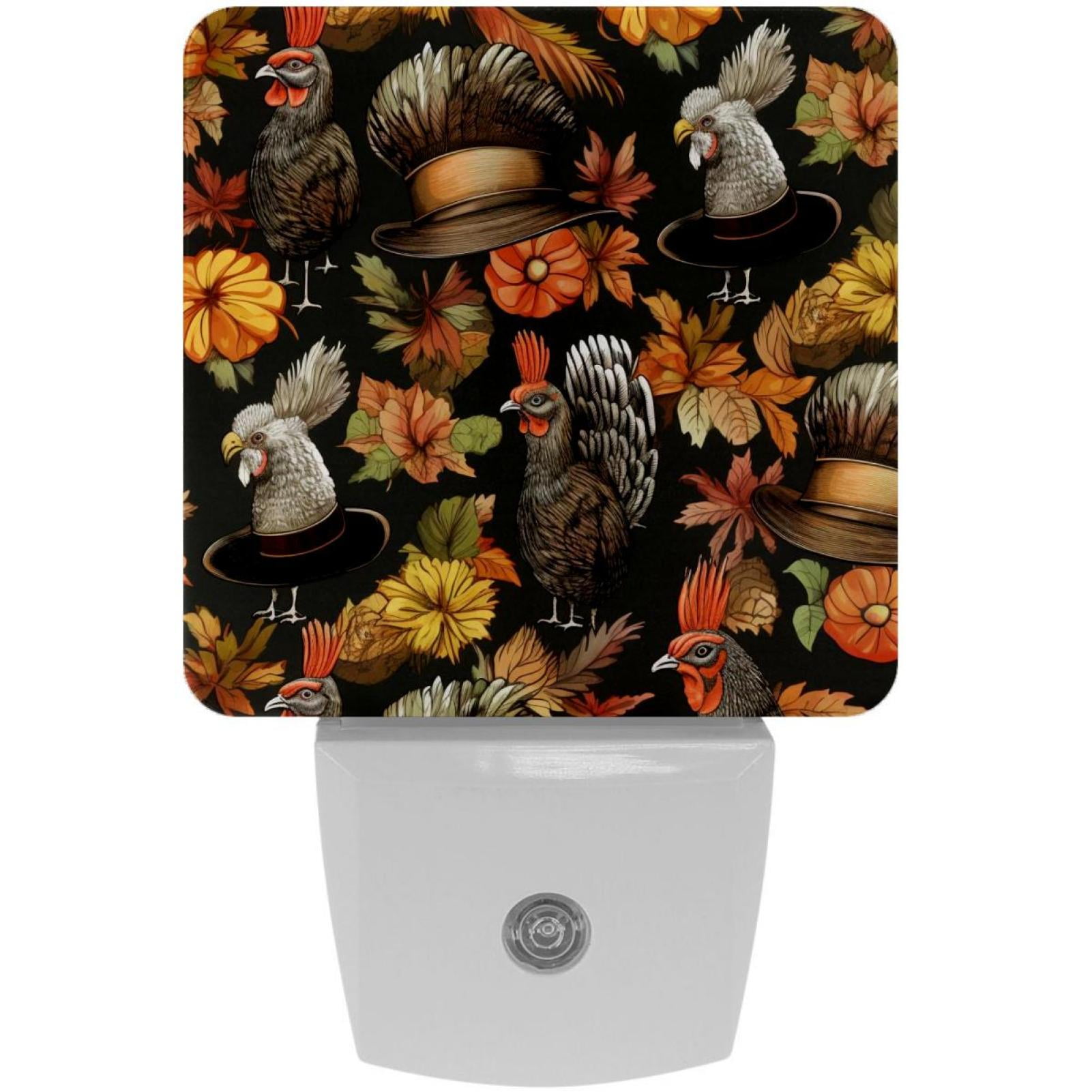 Thanksgiving hats LED Square Night Lights - Compact and Multifunctional ...