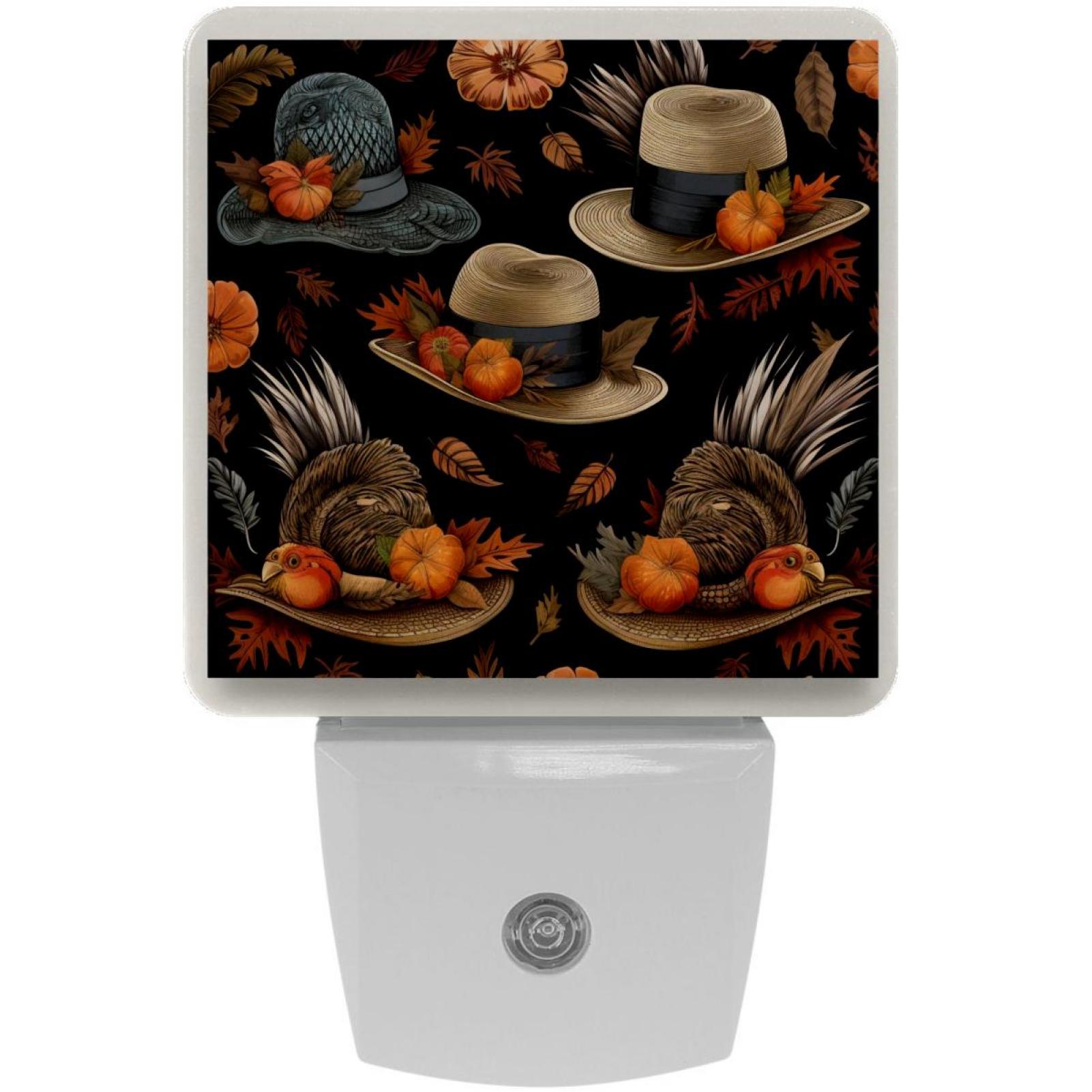 Thanksgiving hats LED Square Night Lights - Elegant and Energy ...