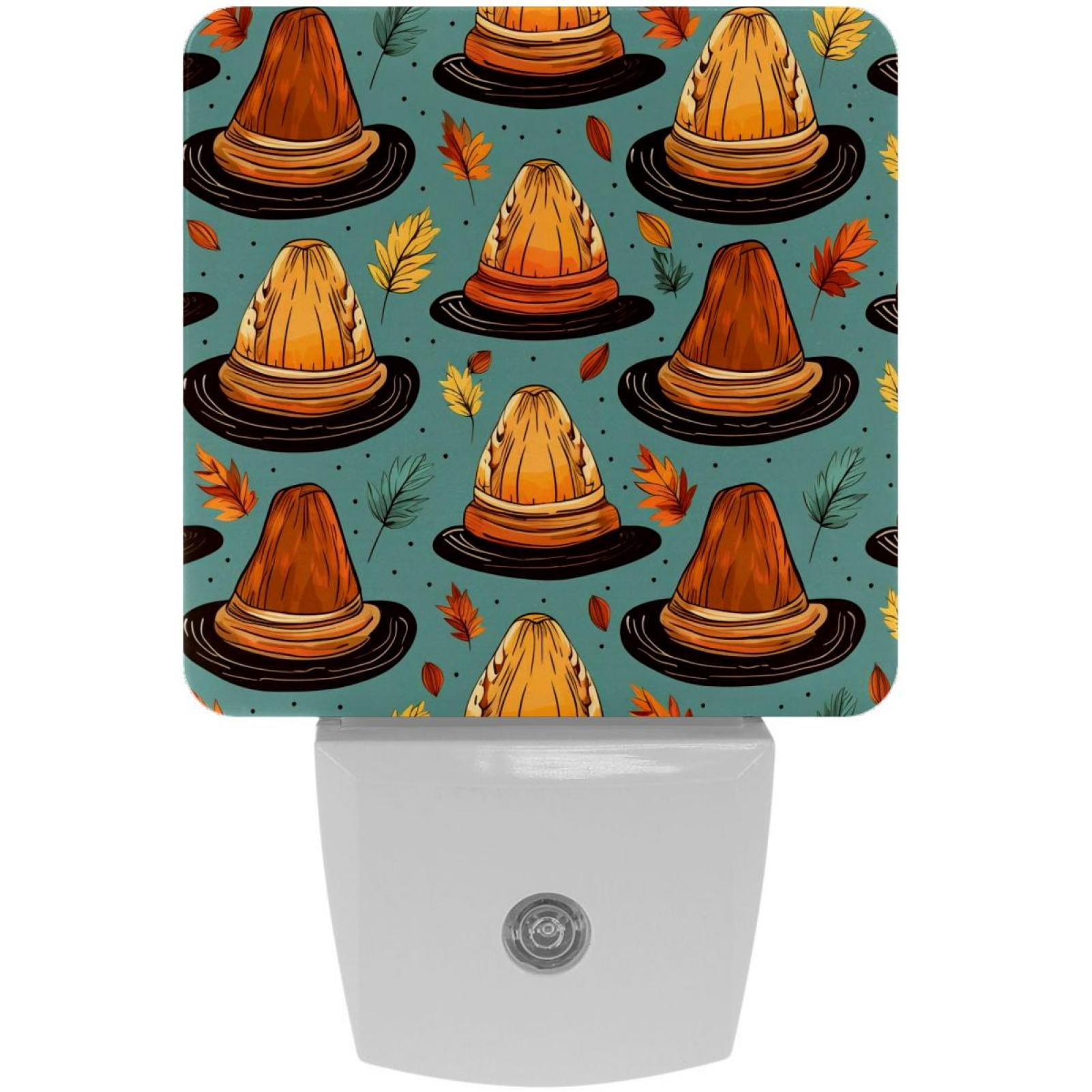 Thanksgiving hats LED Square Night Lights- Energy Efficient and Stylish ...