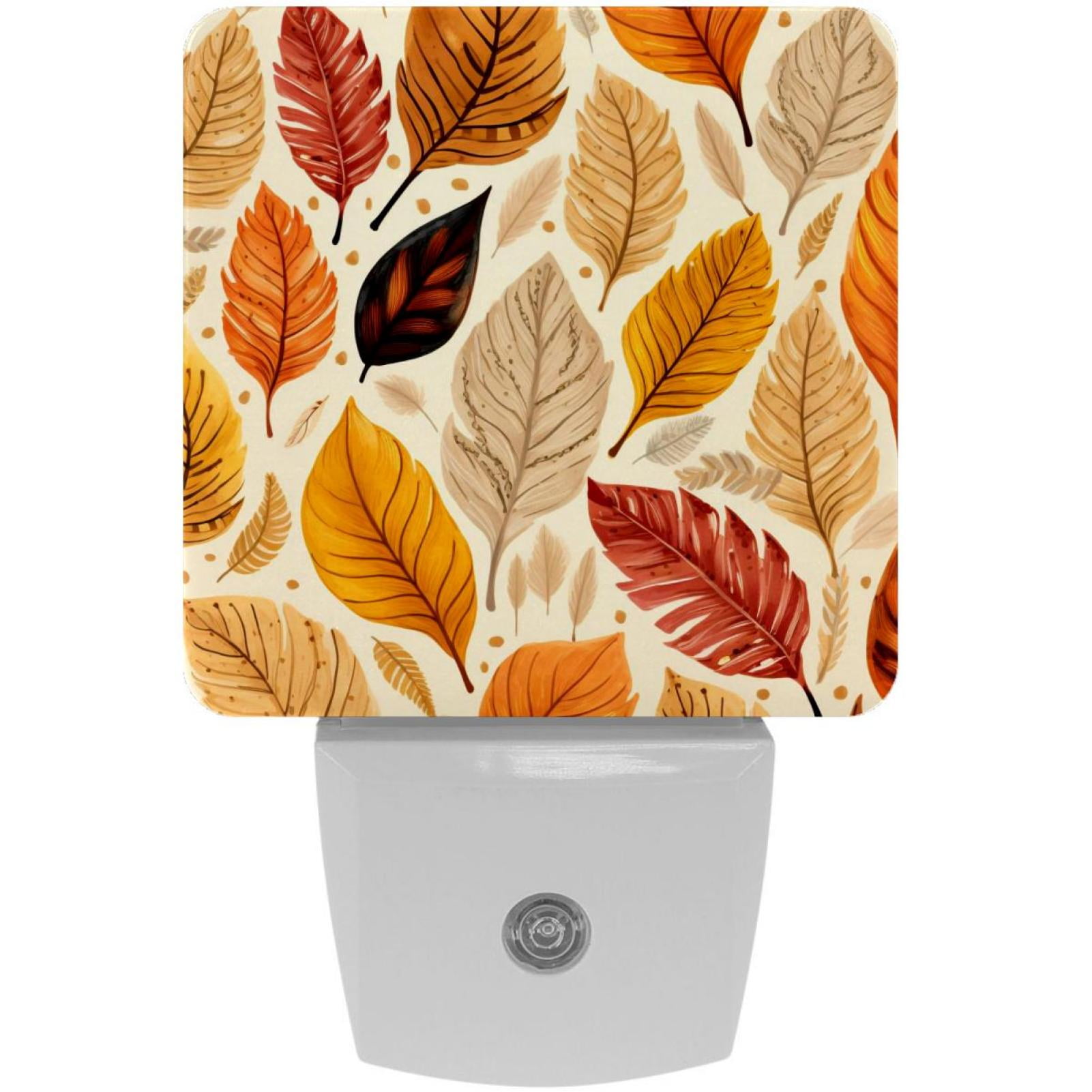 Thanksgiving leaves Enhance Your Space with LED Square Night Lights - Versatile & Stylish ...