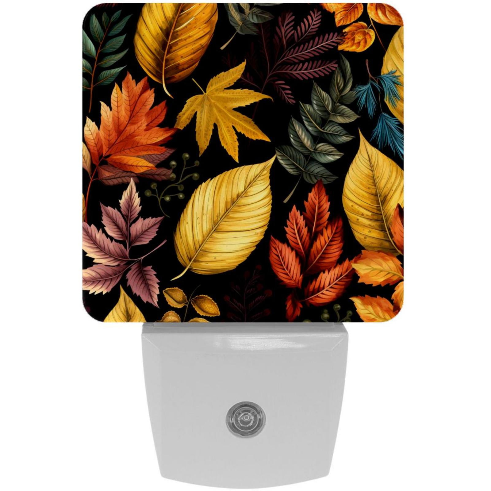 Thanksgiving leaves LED Square Night Lights - Elegant and Energy ...