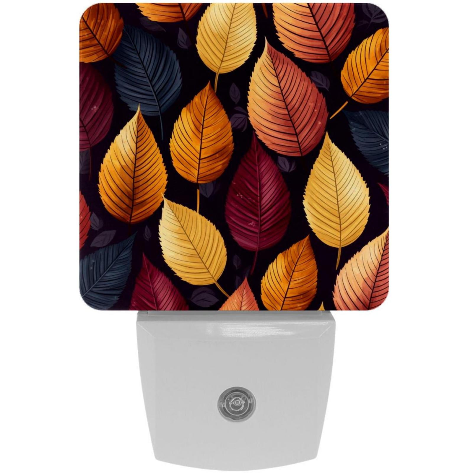 Thanksgiving leaves LED Square Night Lights - Modern Design, Energy ...