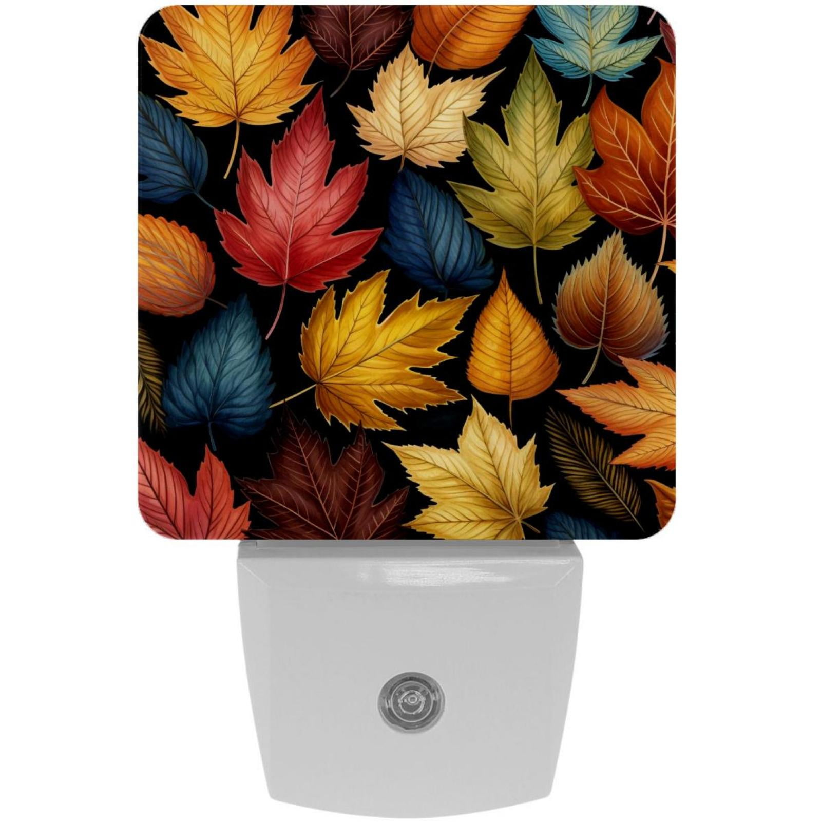 Thanksgiving leaves LED Square Night Lights - Small and Bright ...