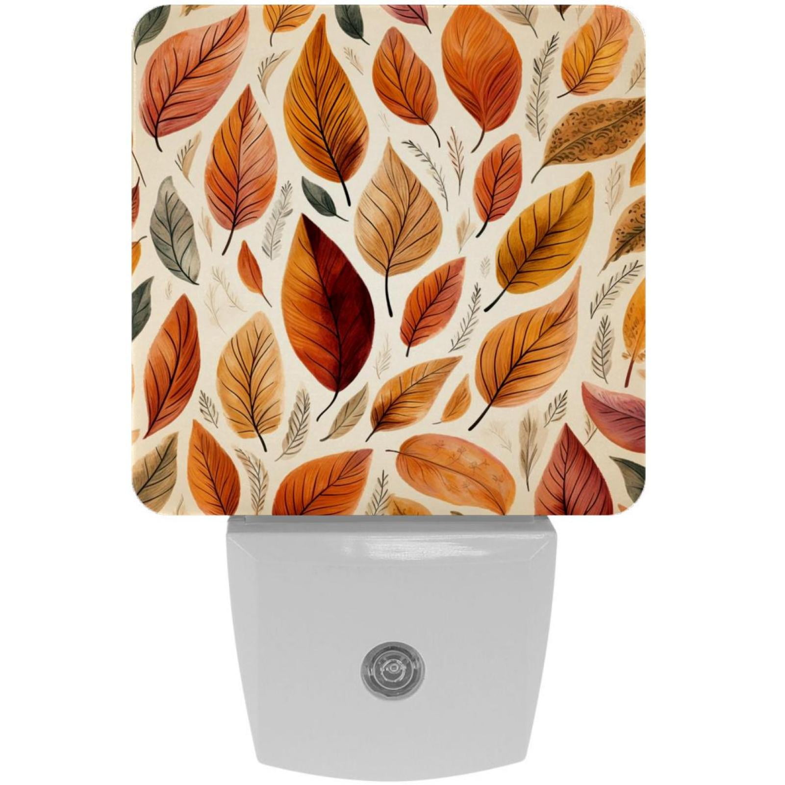 Thanksgiving leaves LED Square Night Lights - Stylish and Functional ...