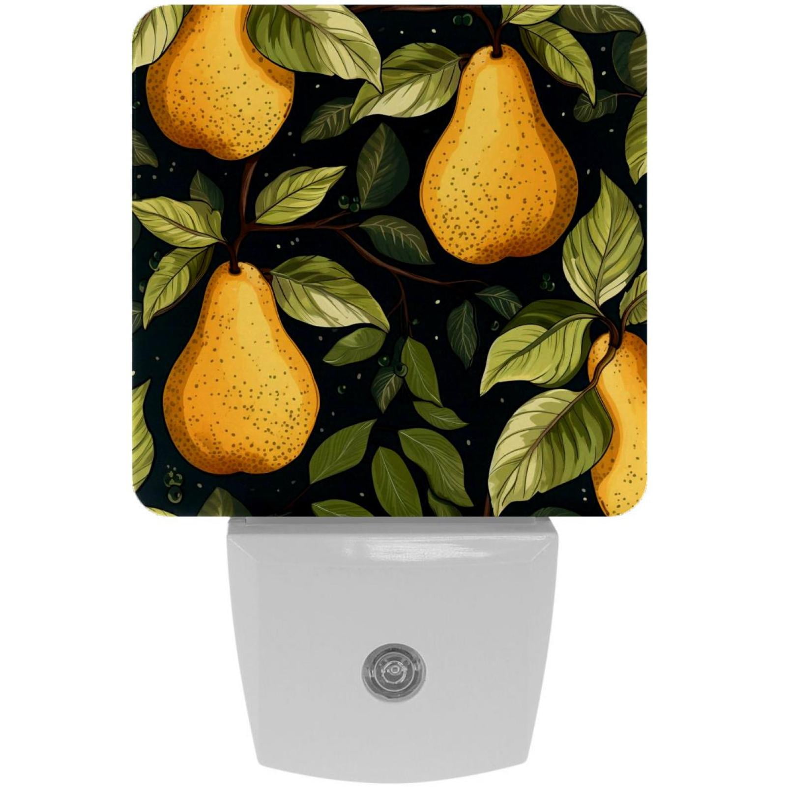 Thanksgiving pears LED Square Night Lights - Compact and ...