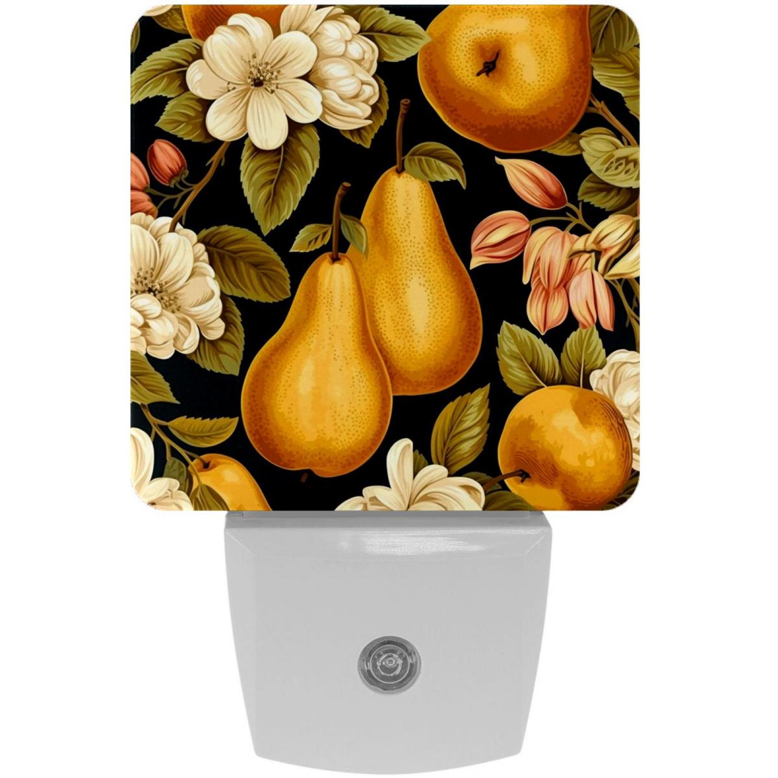Thanksgiving pears LED Square Night Lights - Energy Efficient Plug-in ...