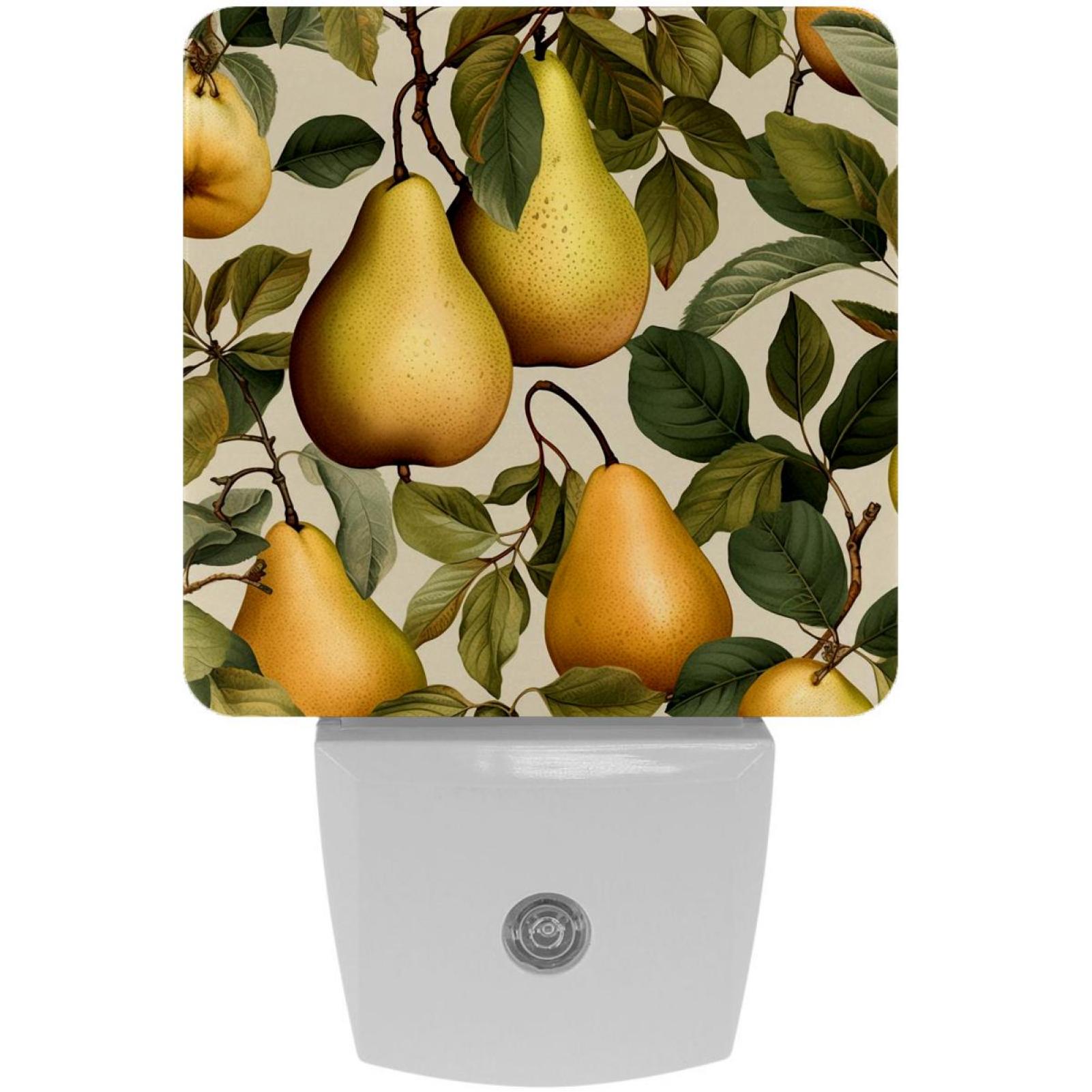 Thanksgiving pears LED Square Night Lights - Energy Efficient and Sleek ...