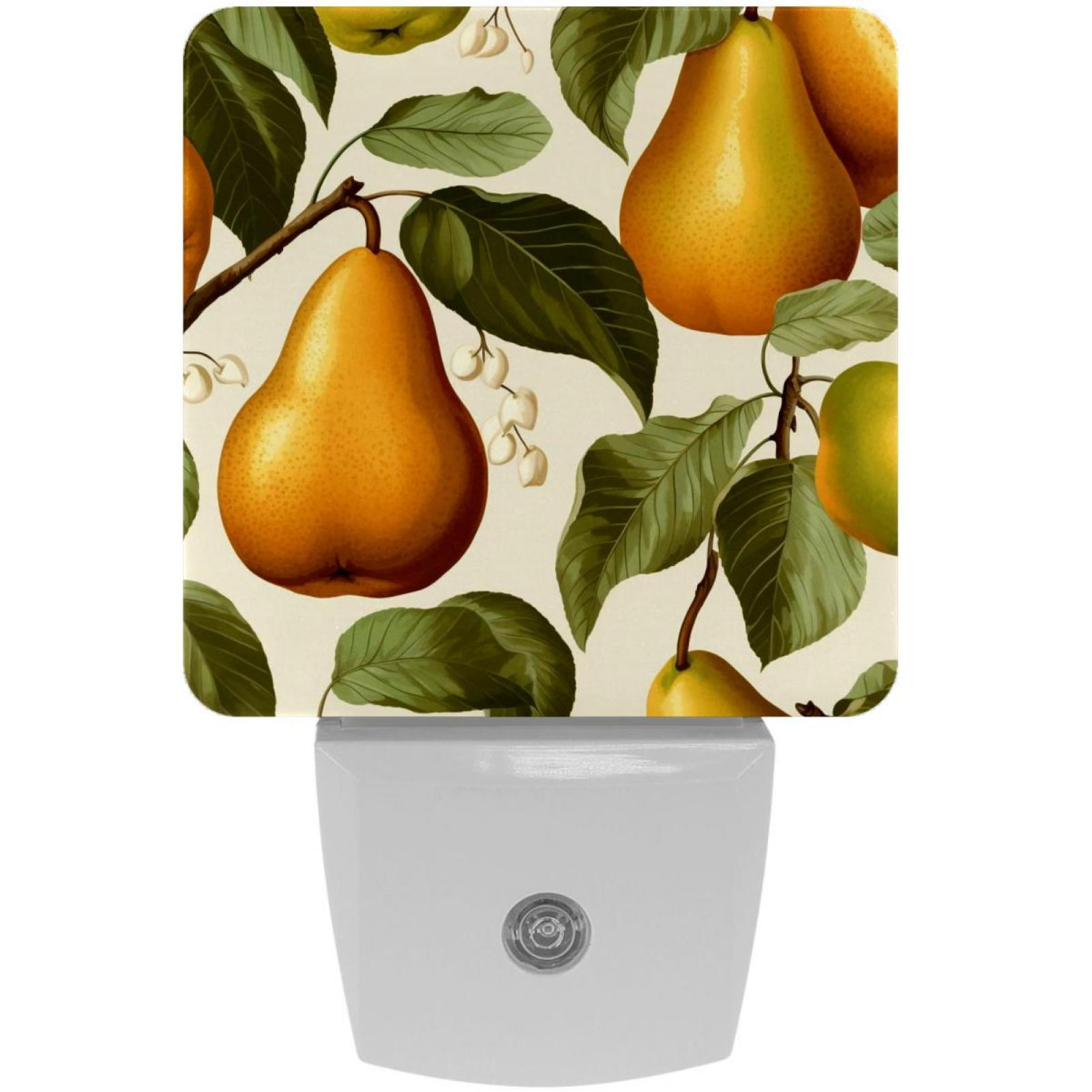 Thanksgiving pears LED Square Night Lights: Energy-Efficient and ...