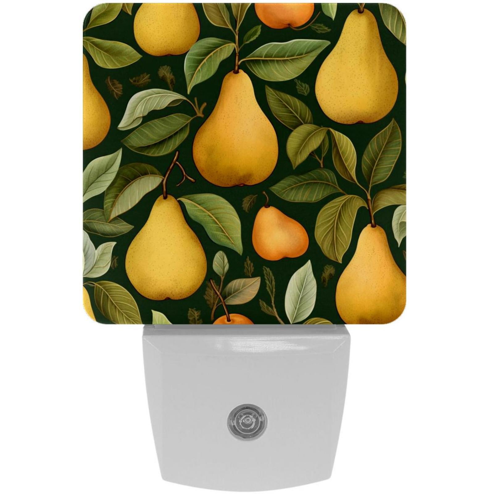 Thanksgiving pears LED Square Night Lights - Stylish and Energy ...